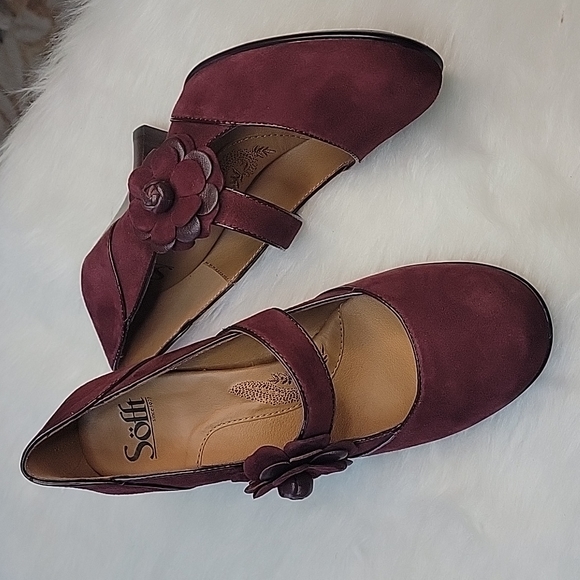Sofft | Shoes | Nwot Sofftmary Jane Suede Heels | Poshmark
